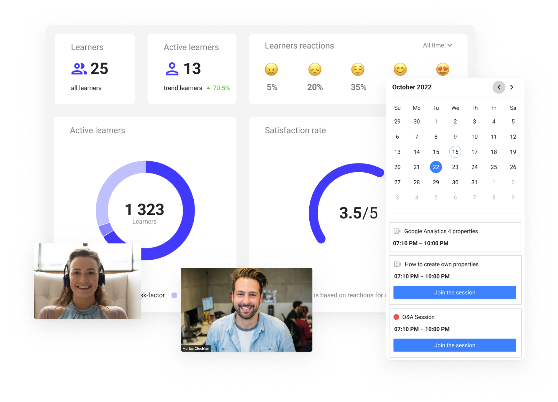 Comprehensive learner progress tracker: course, study, and academic tracking